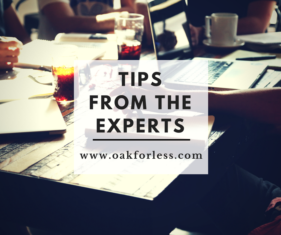 Tips from the Experts – Oak For Less® Furniture