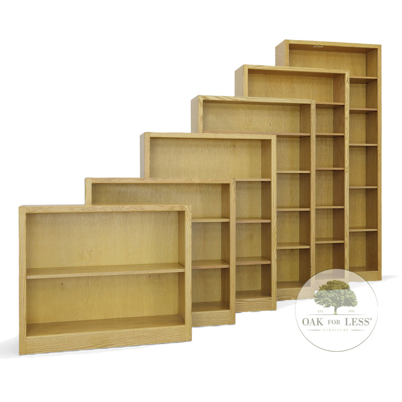 OD-Newport Oak Bookcases 36" w - Light finish - choose height – Oak For ...
